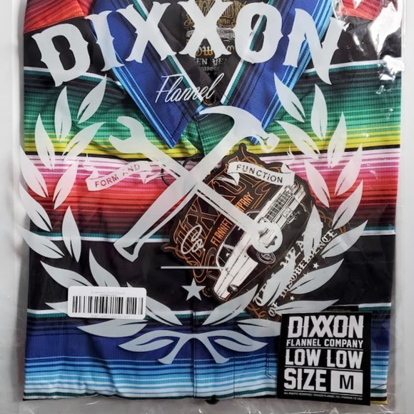 DIXXON | Shirts | Dixxon Low Low 223 Mens Short Sleeve Party Shirt Blue ...